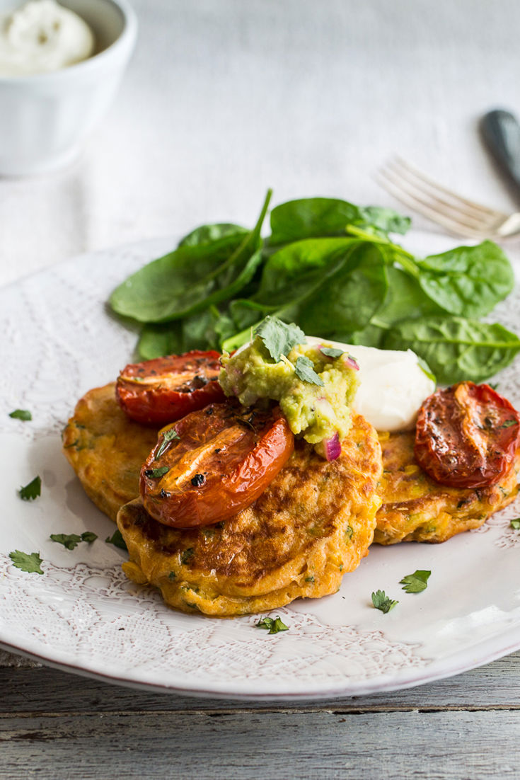 Sweetcorn Fritter Recipe with Smashed Avocado - Great British Chefs