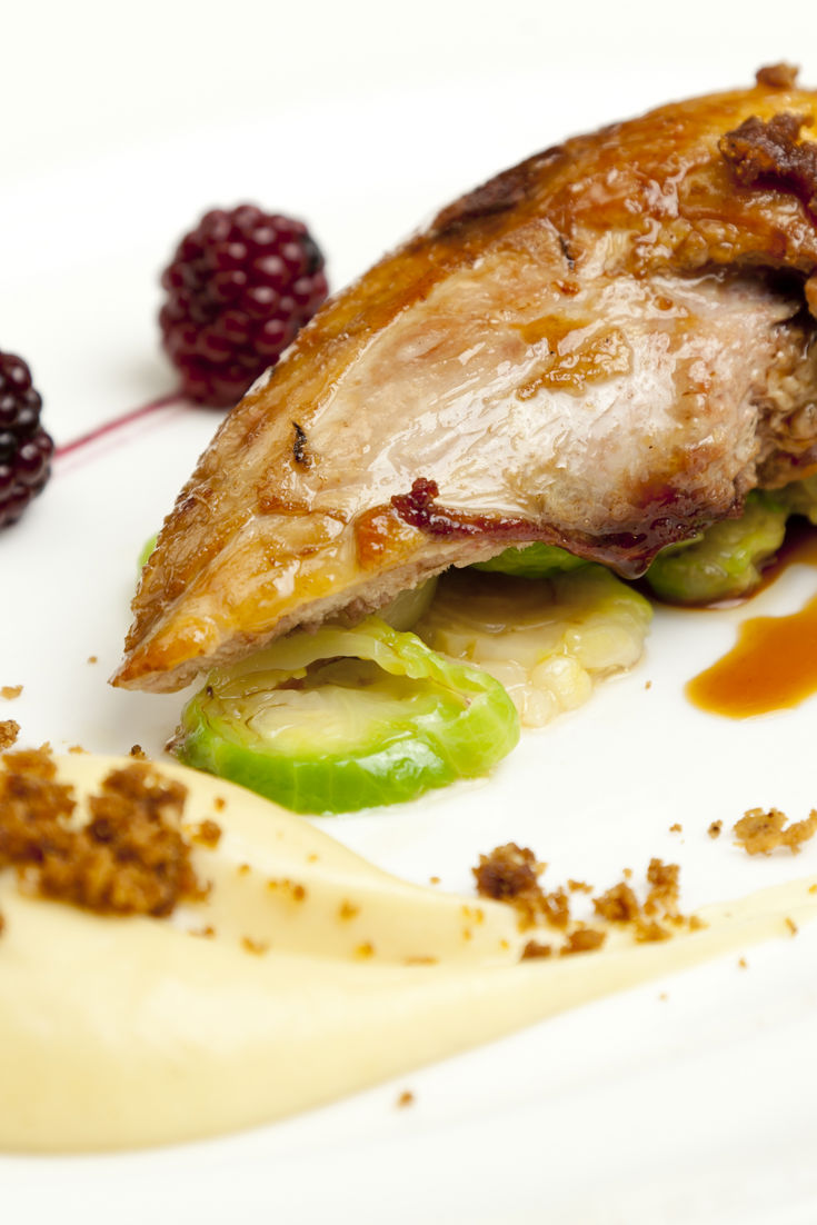 Pan-Fried Pheasant Breast Recipe with Sprouts - Great British Chefs
