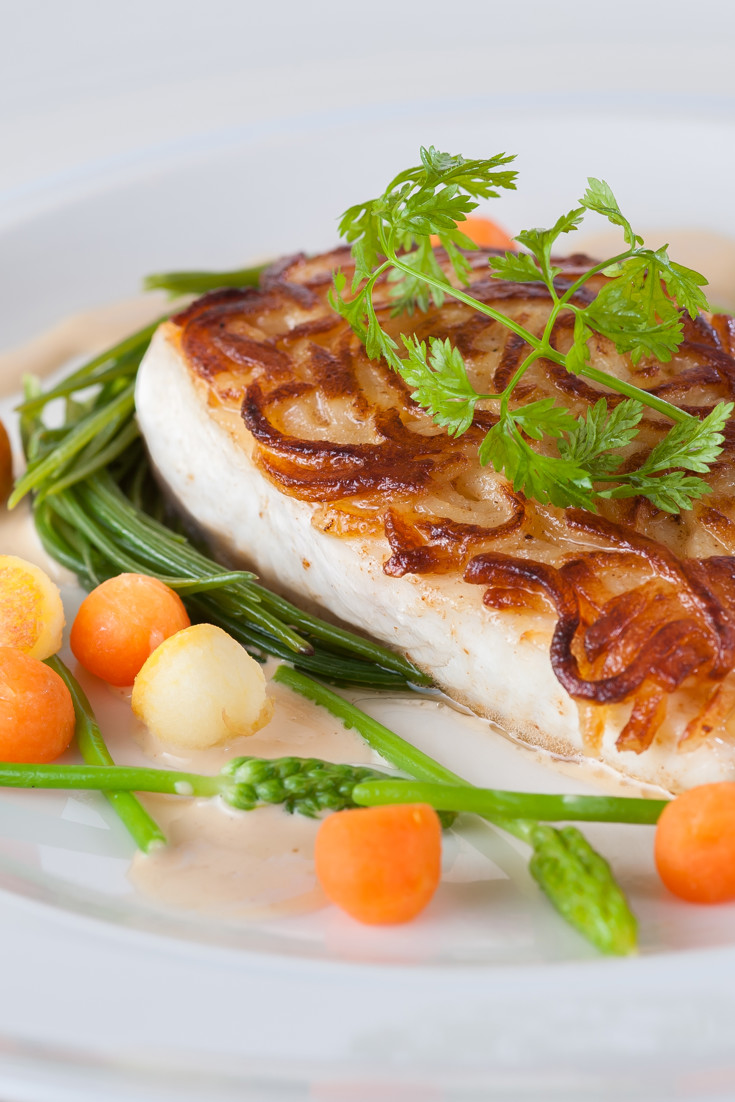 Potato-Crusted Halibut Recpe - Great British Chefs
