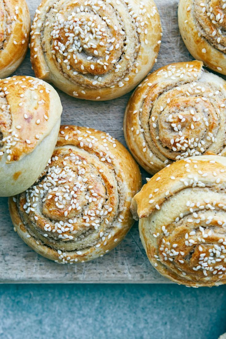 Kubez el Tahineh (Sweet Tahini Rolls) Recipe - Great British Chefs