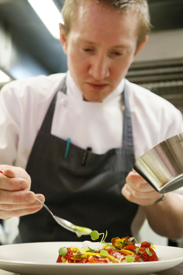 Following in big footsteps: Tom Clarke at L’Ortolan - Great British Chefs