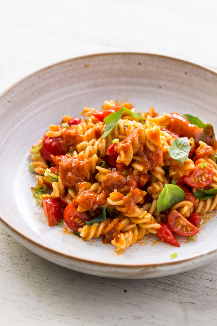 Fusilli with Pesto Rosso Recipe - Great British Chefs