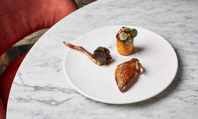 Pigeon with Crispy Potato, Girolles and Truffle Recipe - Great British ...