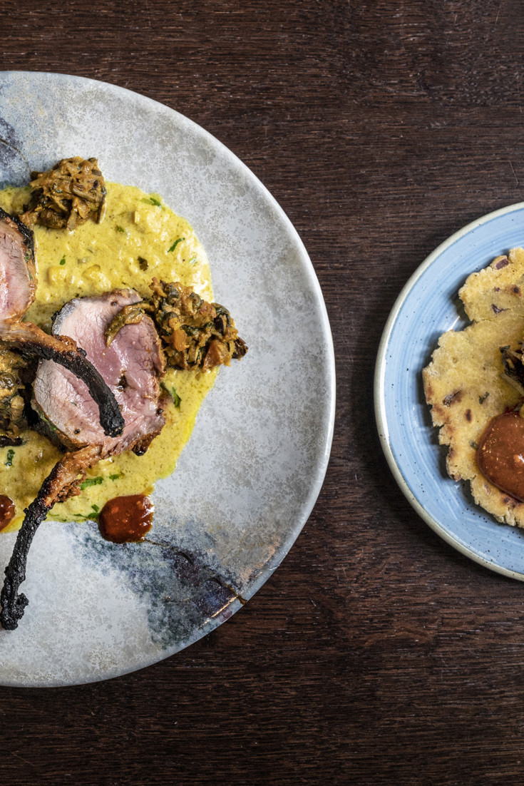 Rajasthani Lamb Rack with Sangri Recipe - Great British Chefs