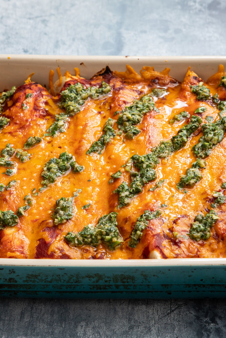 Beef Enchiladas with Salsa Verde Recipe - Great British Chefs
