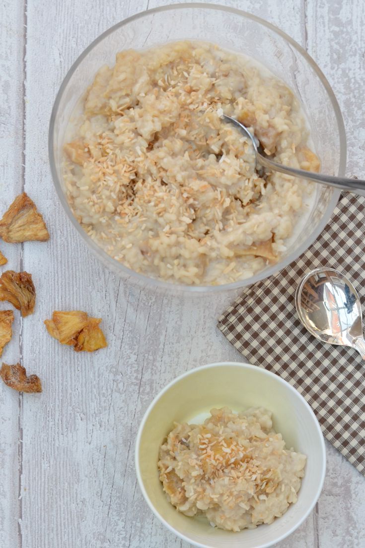 Dairy-free tropical rice pudding recipe - Great British Chefs