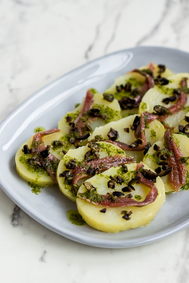 Potato Dischetti Recipe with Capers - Great Italian Chefs