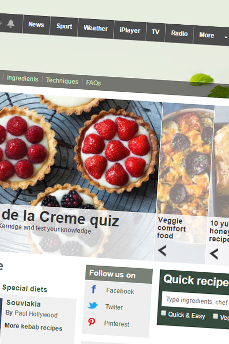 BBC Food to Archive 11,000 Recipes - Great British Chefs