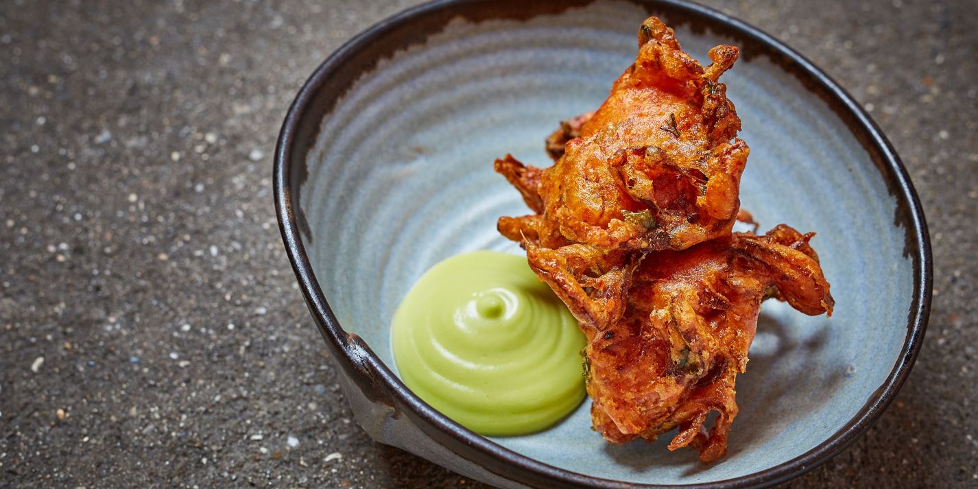 Kimchi Fritters with Sprunion Mayo Recipe - Great British Chefs