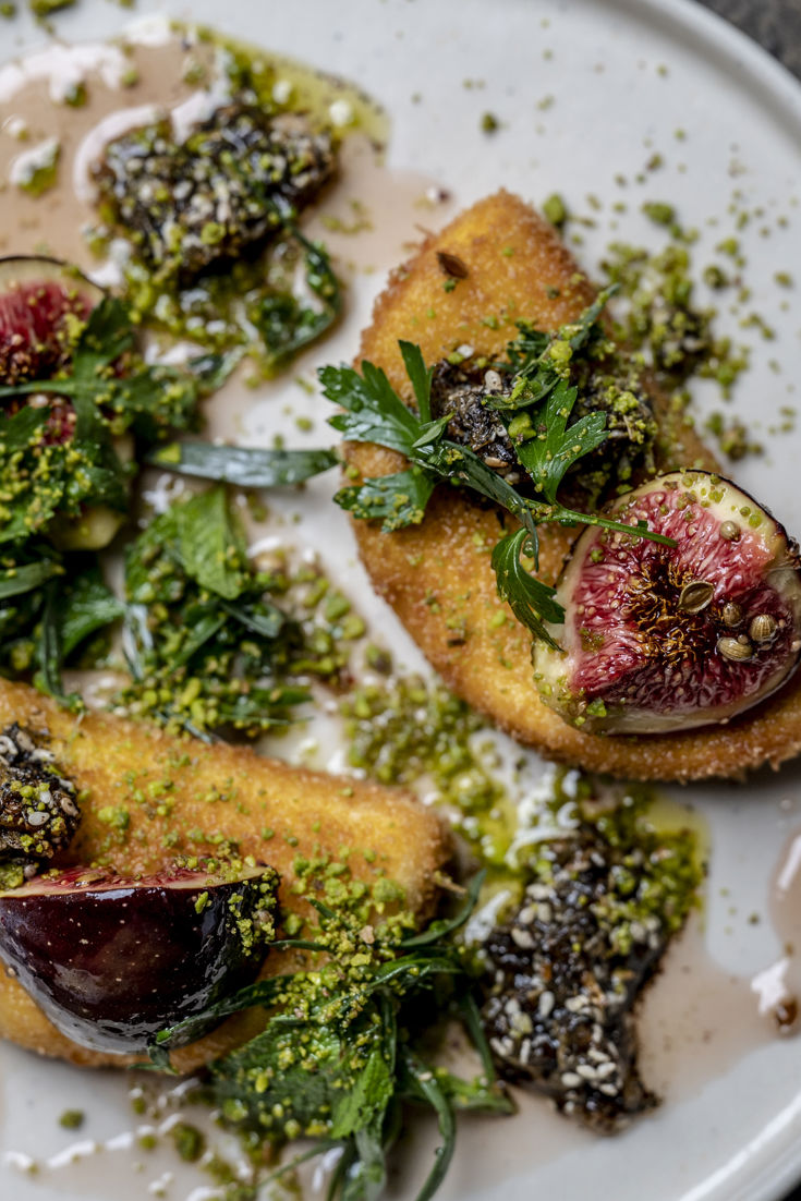 Crispy Feta with Figs Recipe - Great British Chefs