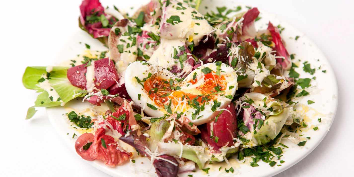 Beetroot Salad Recipe with Soft Boiled Eggs - Great British Chefs