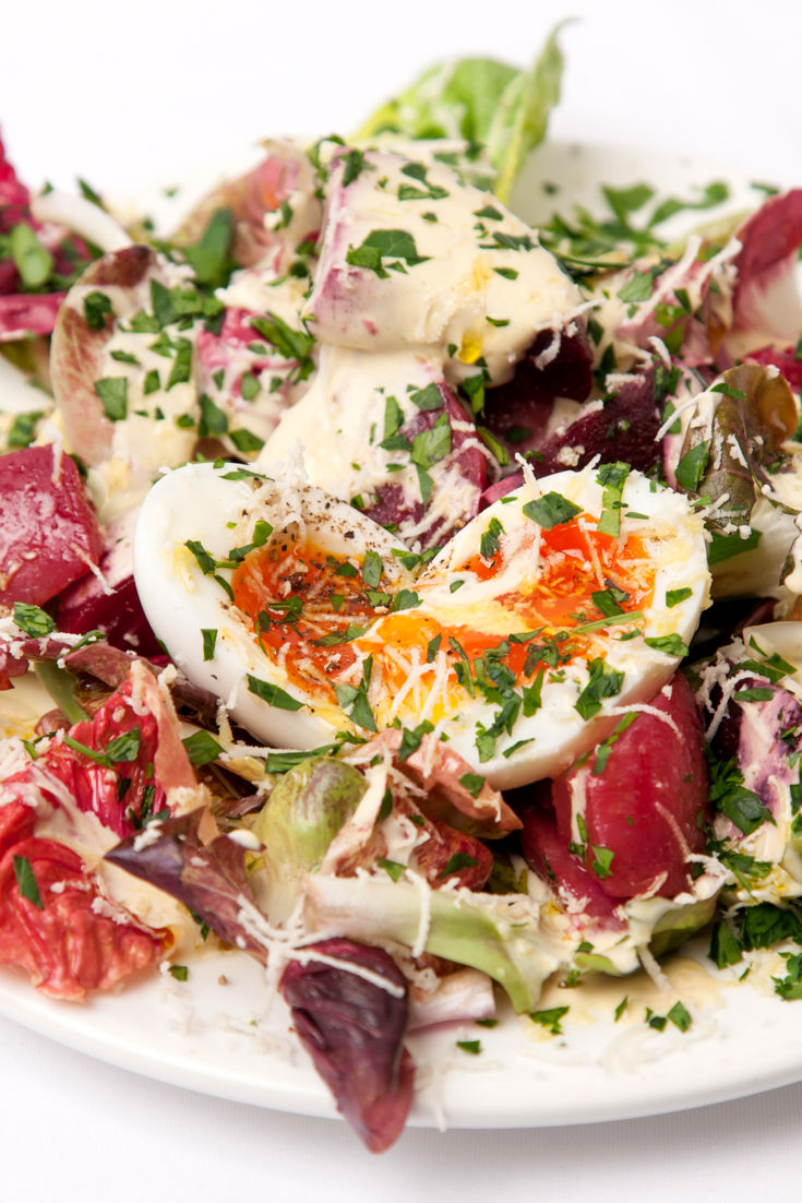 Beetroot Salad Recipe with Soft Boiled Eggs - Great British Chefs