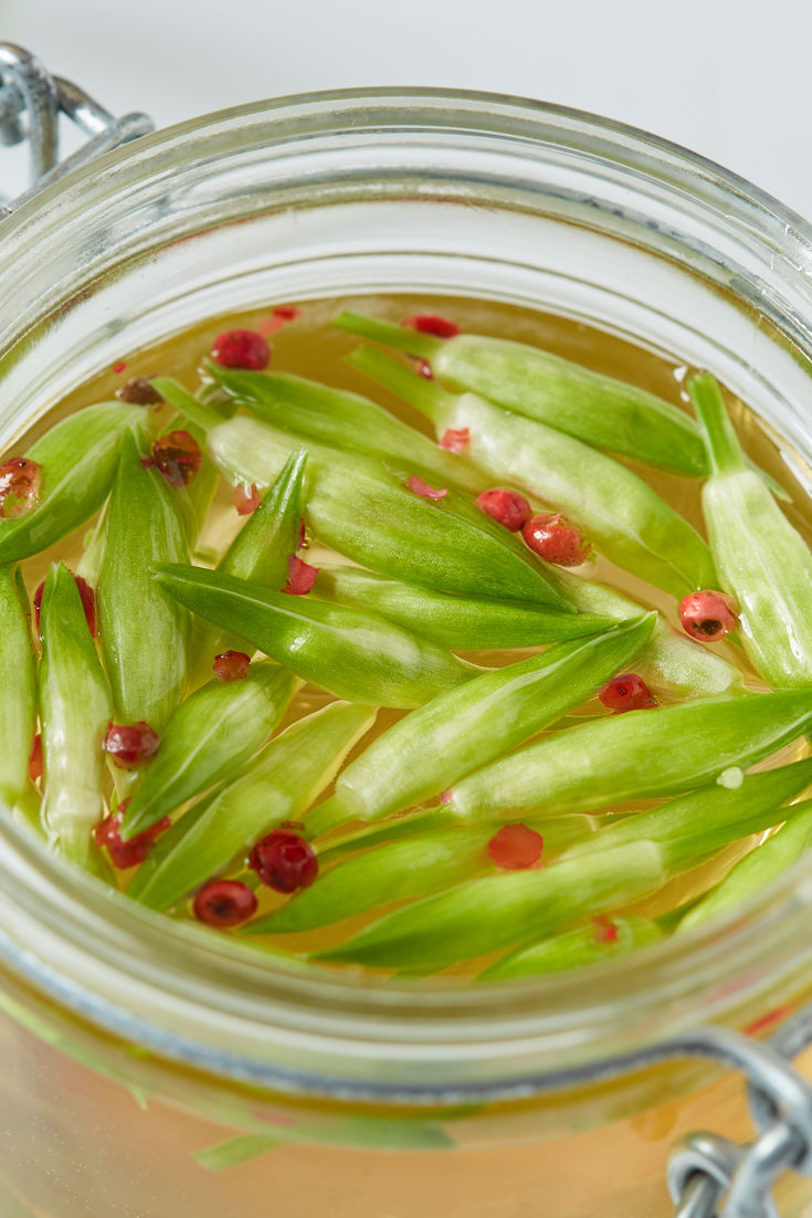 Pickled Wild Garlic Buds Recipe - Great British Chefs