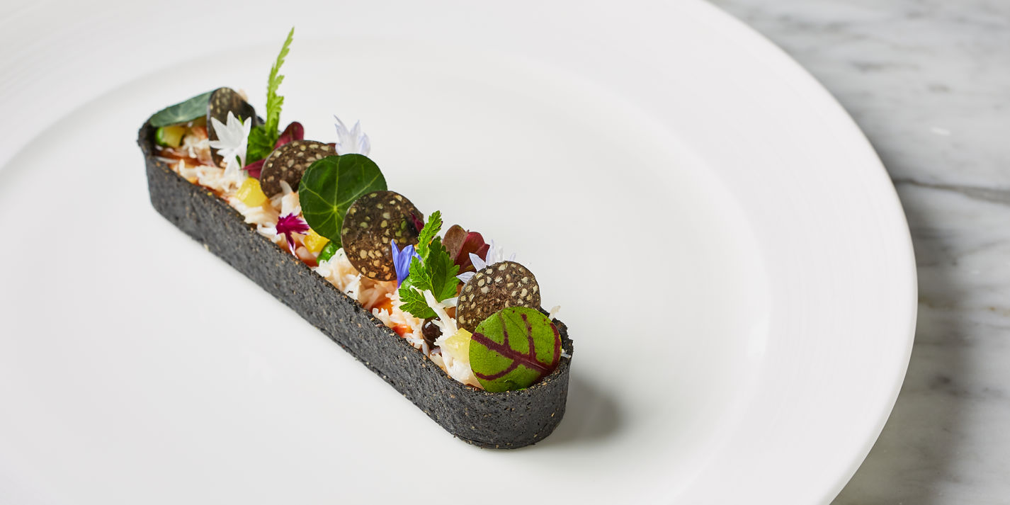 Crab Tartlets with Wasabi and Bottarga Recipe - Great British Chefs