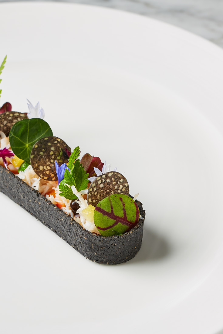 Crab Tartlets with Wasabi and Bottarga Recipe - Great British Chefs