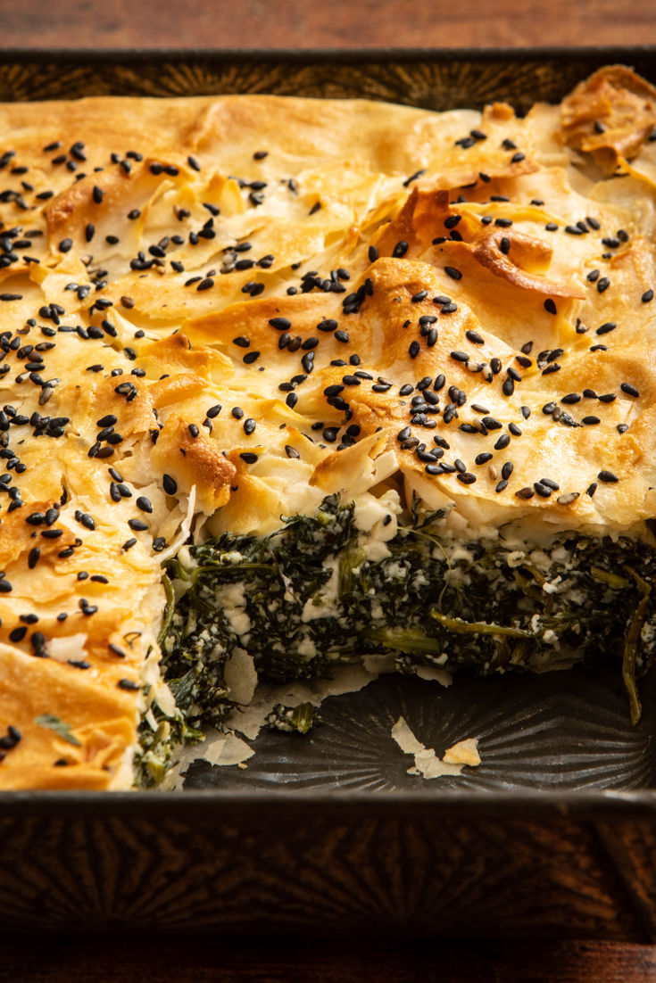 Herb and Feta Hortopita Recipe - Great British Chefs