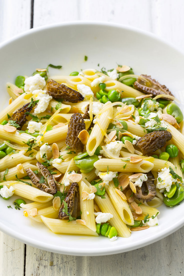 Morel and Broad Bean Pasta Recipe - Great British Chefs