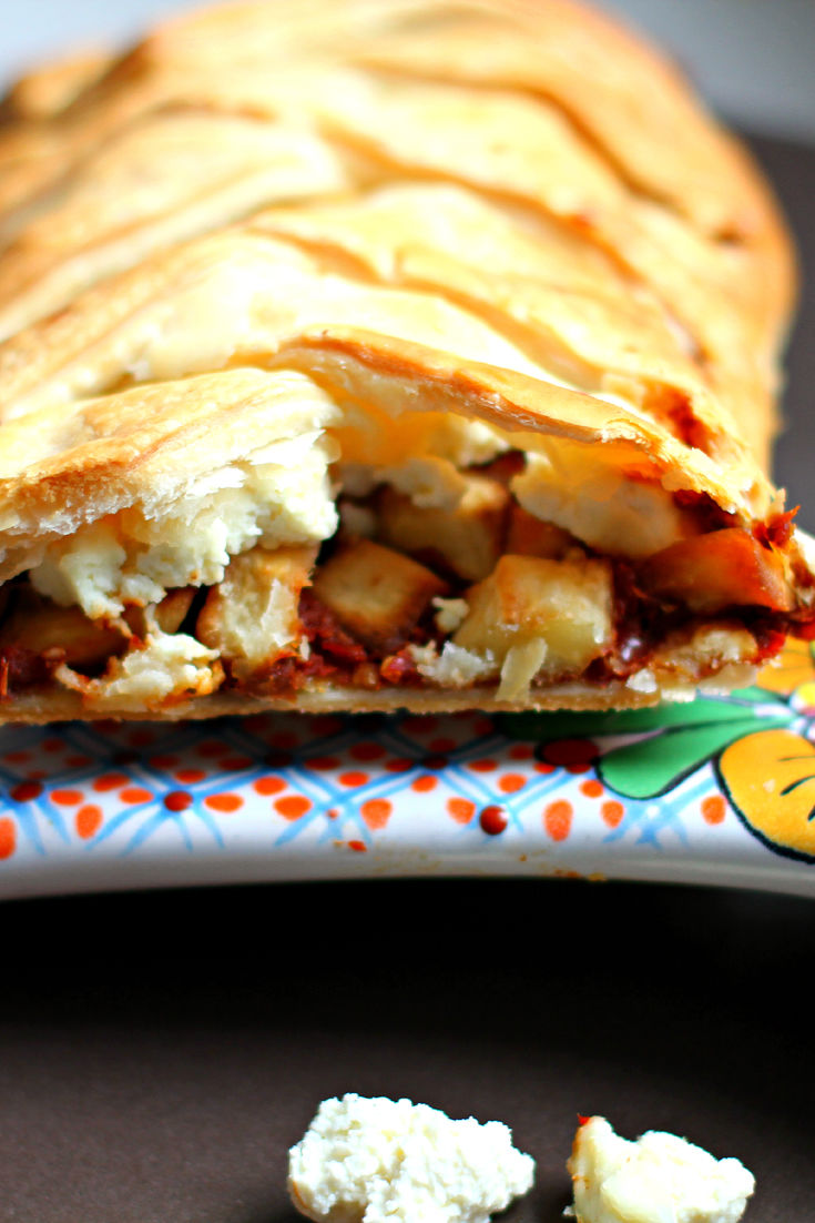 Vegetarian Puff Pastry Plait Recipe - Great British Chefs