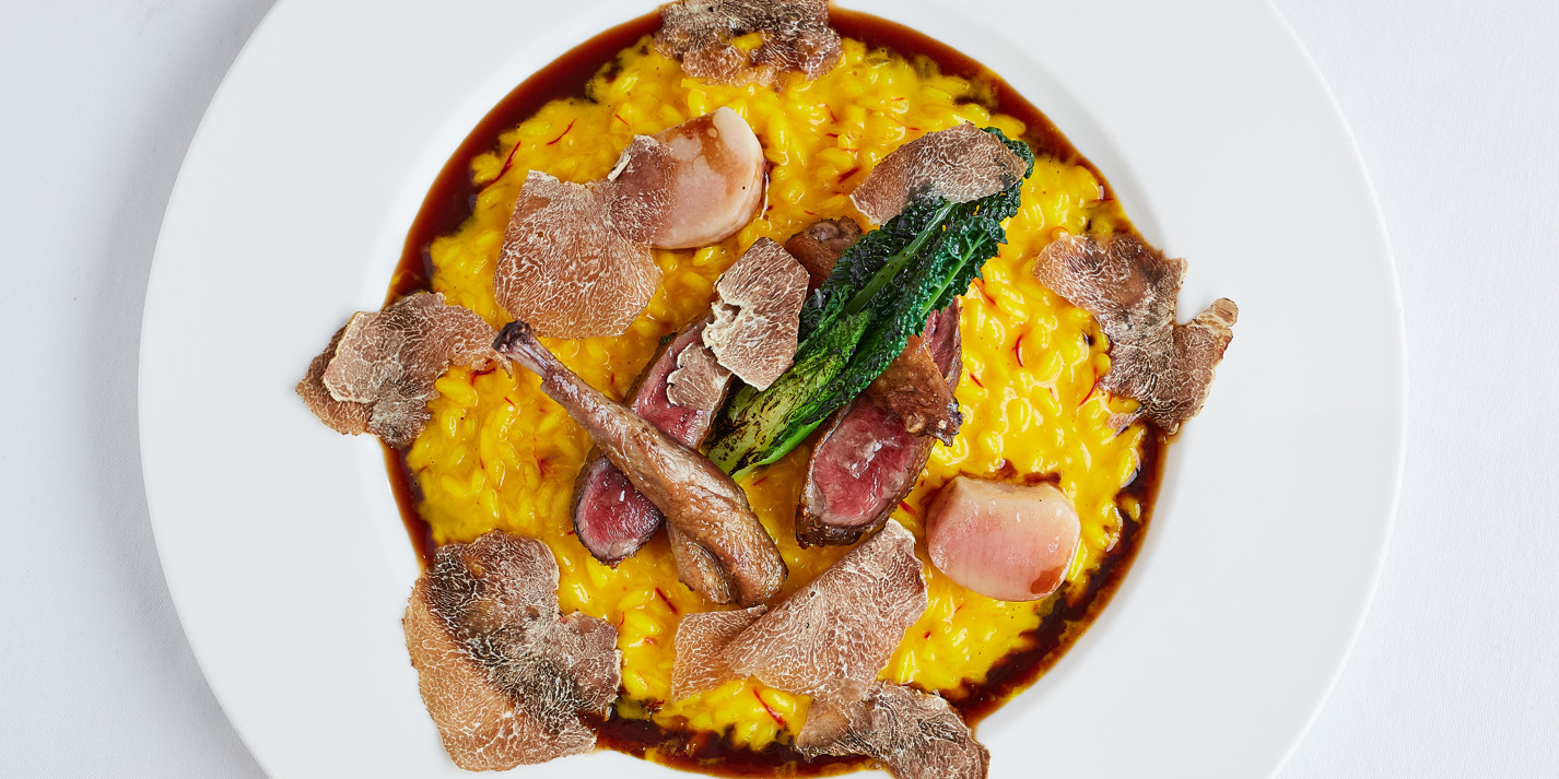 Pigeon and Saffron Risotto Recipe - Great British Chefs