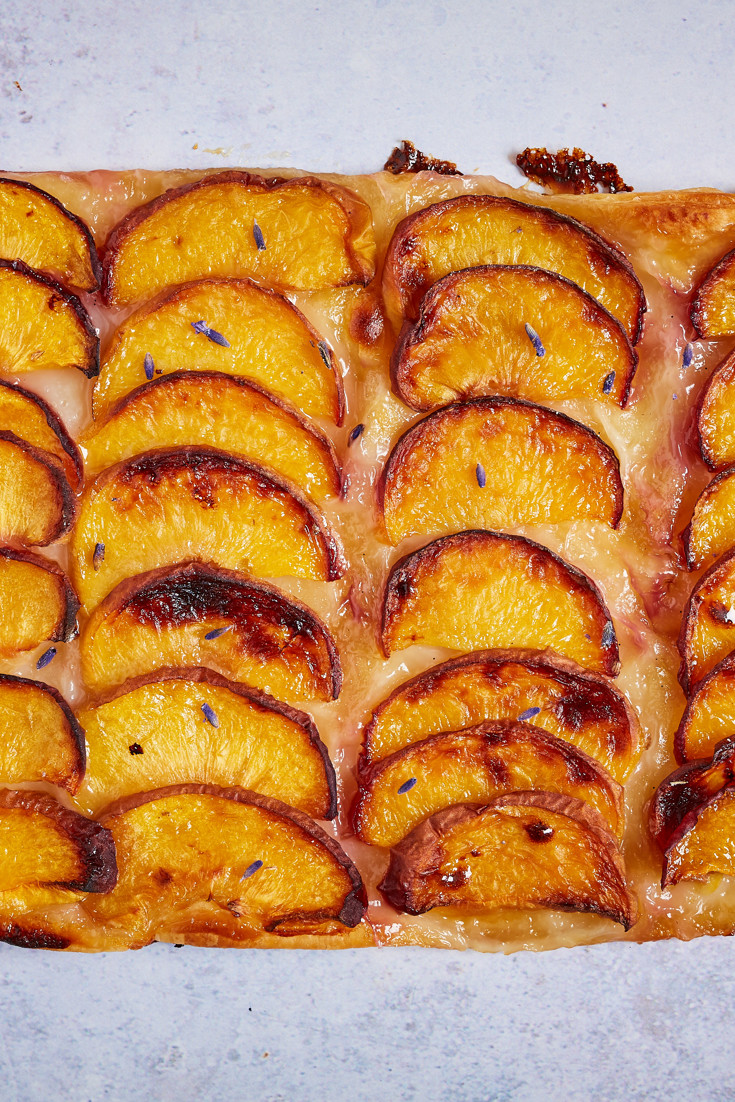 Peach and Lavender Tart Recipe - Great British Chefs