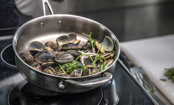 John Dory with Herb Dumplings, Clams and Vermouth Sauce Recipe - Great ...