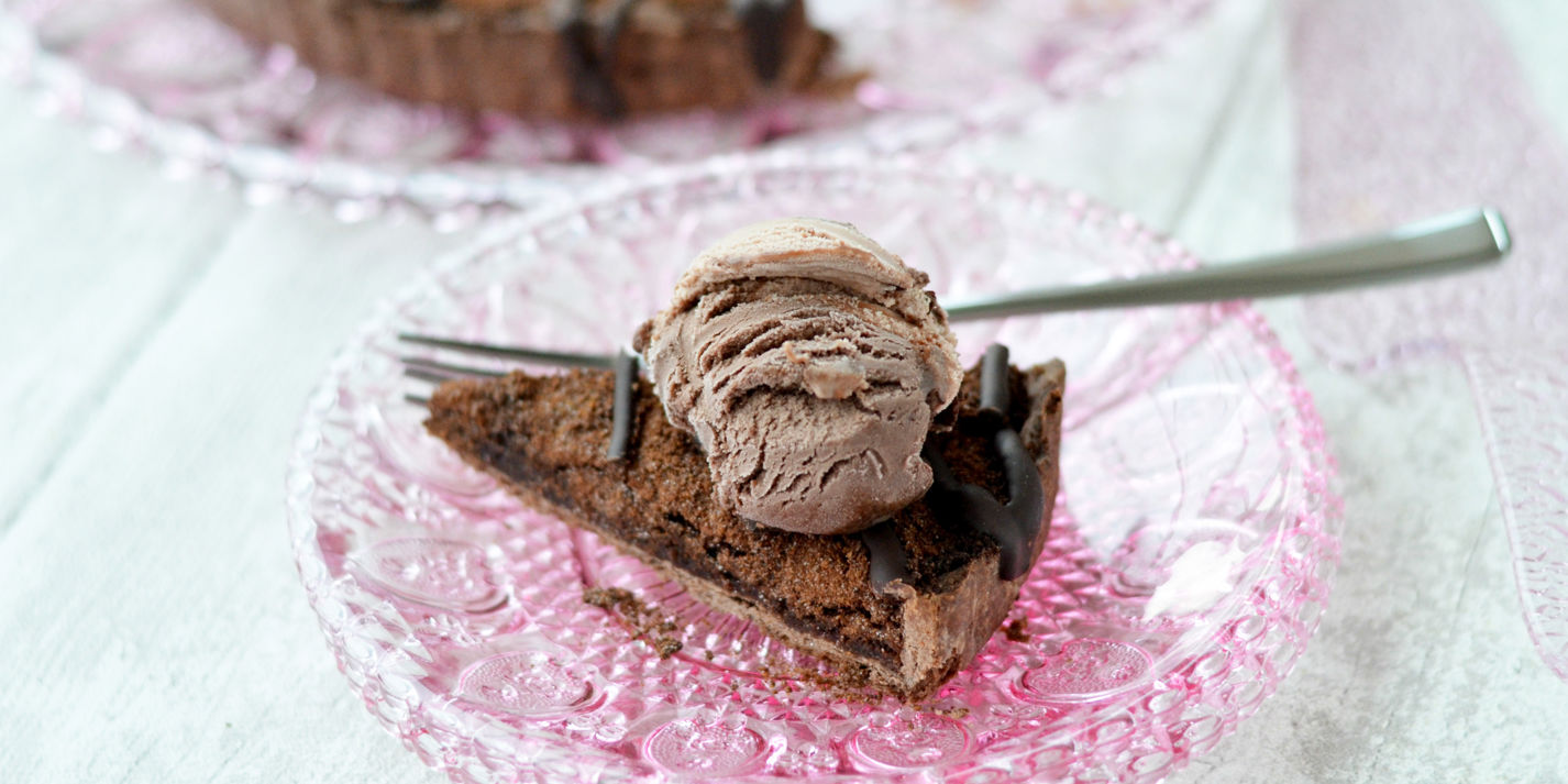 Chocolate treacle tart recipe - Great British Chefs