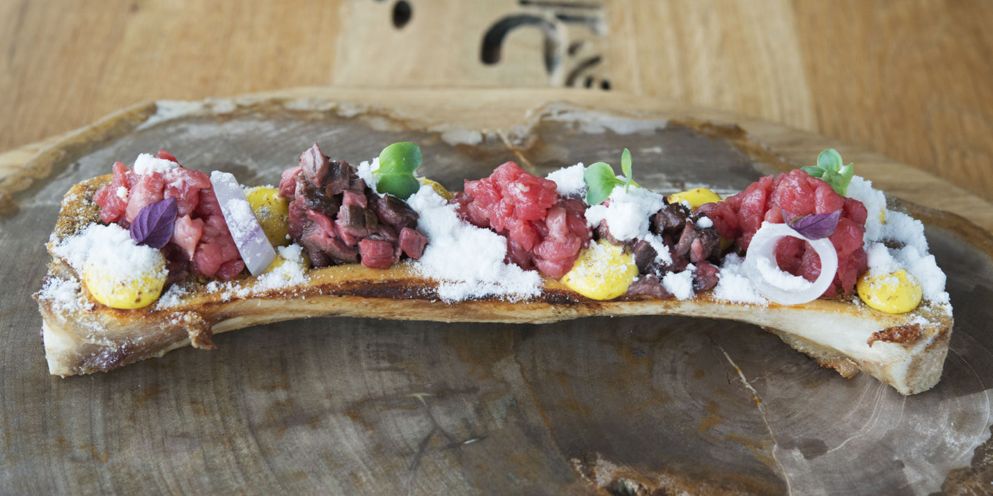 Bone Marrow and Veal Tartare Recipe - Great Italian Chefs