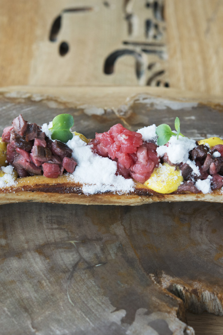Bone Marrow and Veal Tartare Recipe - Great Italian Chefs