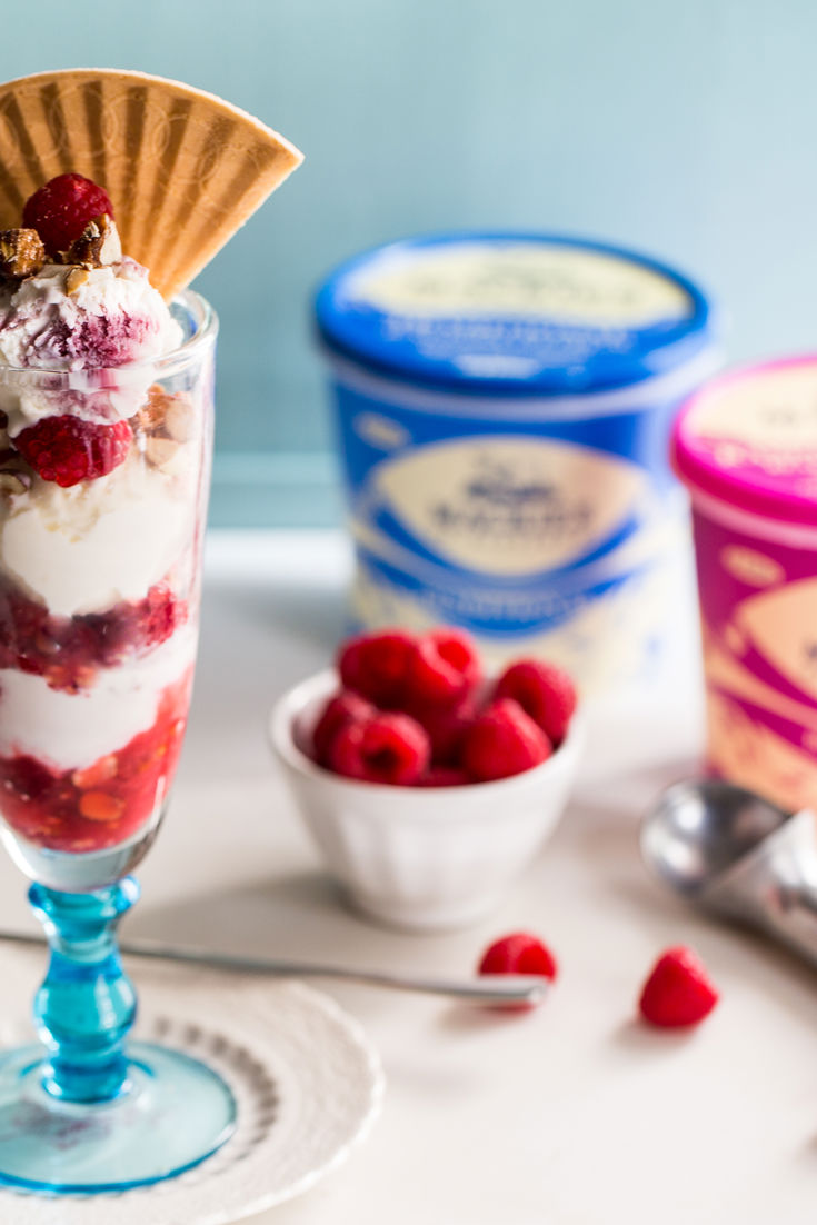 Raspberry Ice Cream Sundae Recipe - Great British Chefs