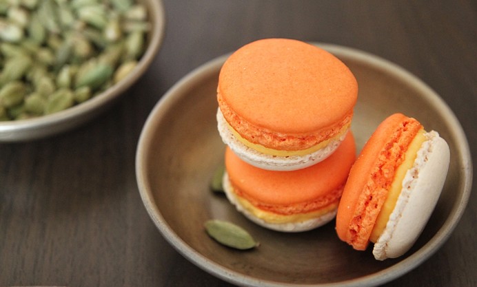 Mango and Cardamom Macaron Recipe - Great British Chefs