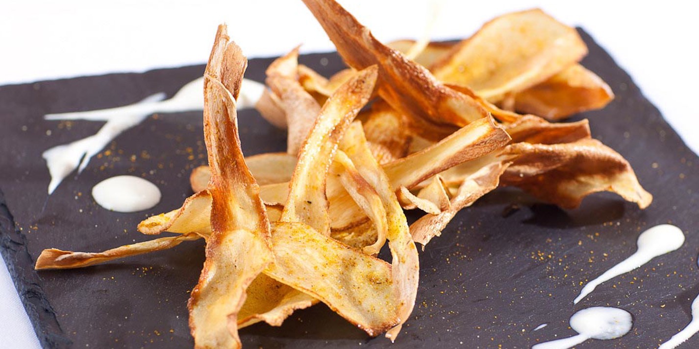 Curry Salted Parsnip Crisps Recipe - Great British Chefs