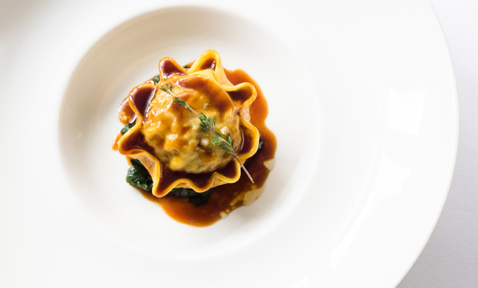 Oxtail Ravioli Recipe with Celeriac - Great British Chefs