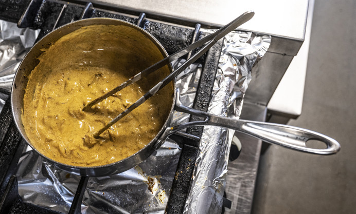 Rabbit and Pork Fat Kebab Recipe - Great British Chefs