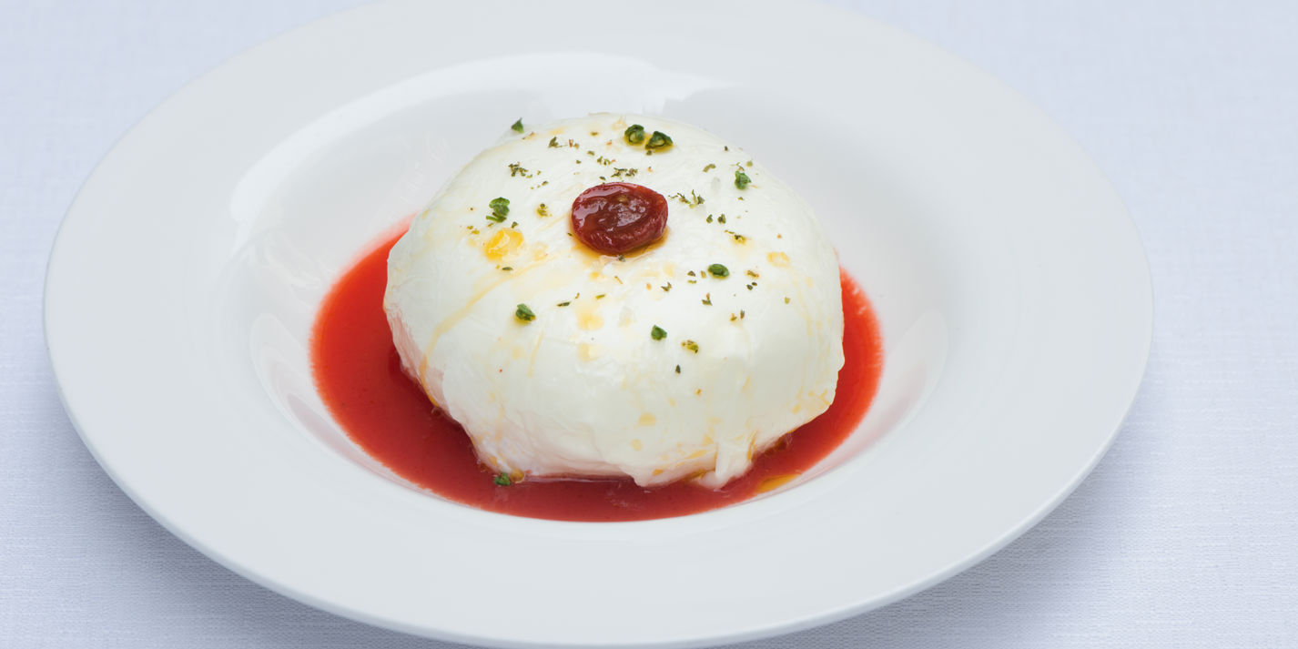 Mozzarella Foam with Tomato Recipe - Great Italian Chefs