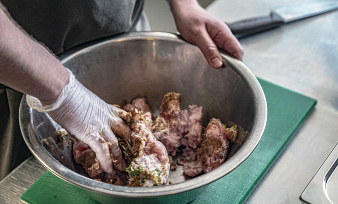 Rabbit and Pork Fat Kebab Recipe - Great British Chefs