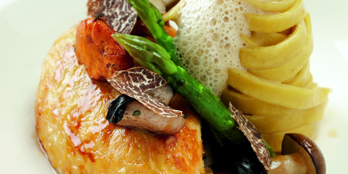 Pot-Roast Chicken Pasta Recipe With Mushrooms - Great British Chefs