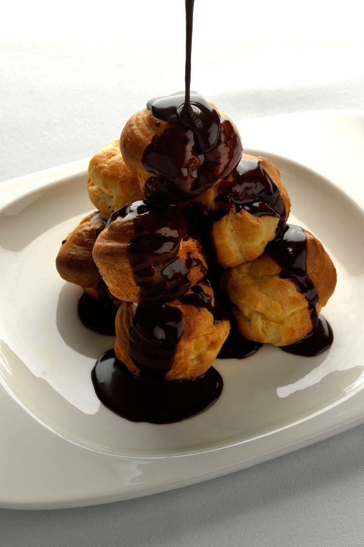 Profiteroles & Passion Fruit Cream Recipe - Great British Chefs
