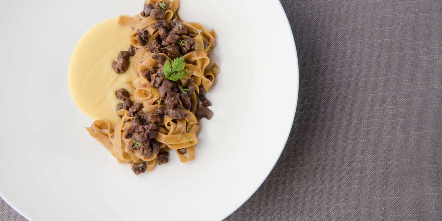 Hare Ragù Recipe with Chickpea Flour Tagliatelle - Great Italian Chefs