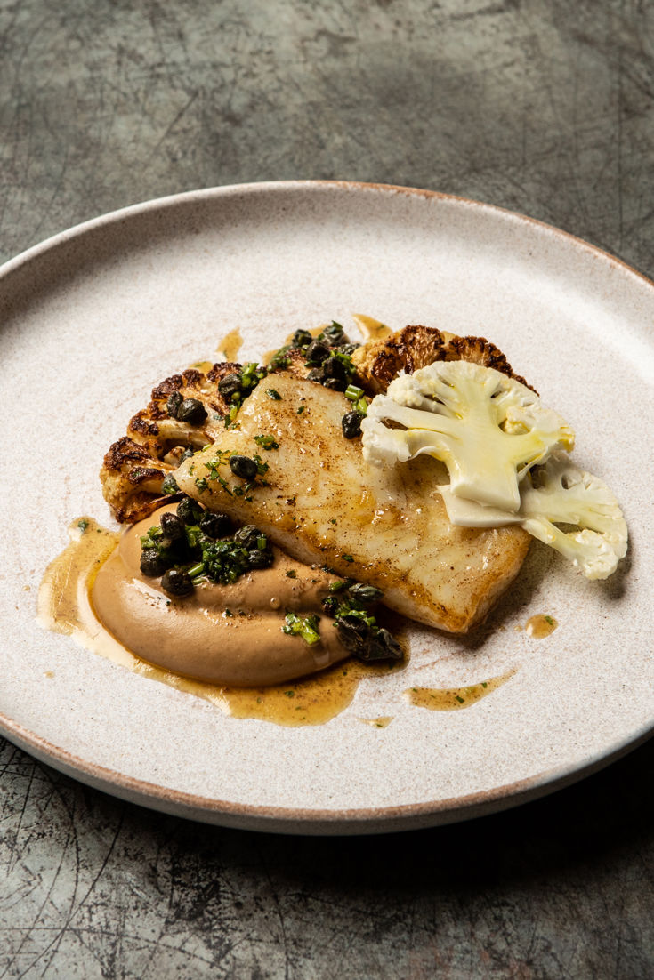 Plaice, Roast Cauliflower and Capers Recipe - Great British Chefs
