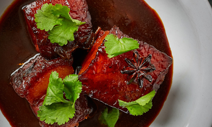 Dong Bo Ro – Dark Soy-Braised Pork Belly Recipe - Great British Chefs