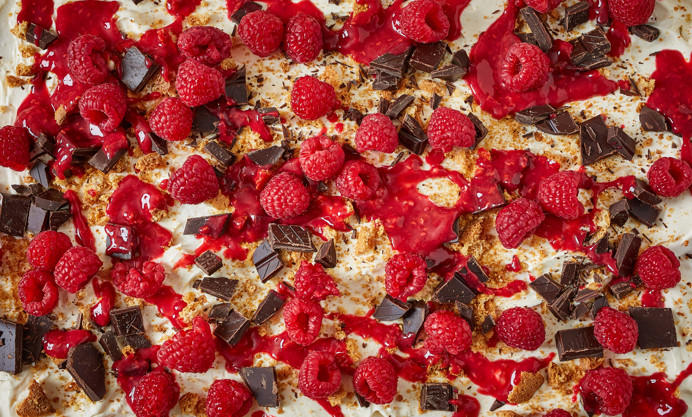 Raspberry Meringue Roulade Recipe - Great British Chefs