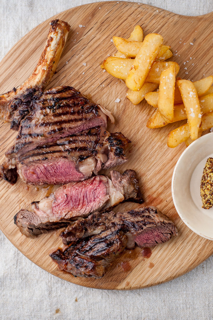 Rib-Eye with Mustard Recipe - Great British Chefs