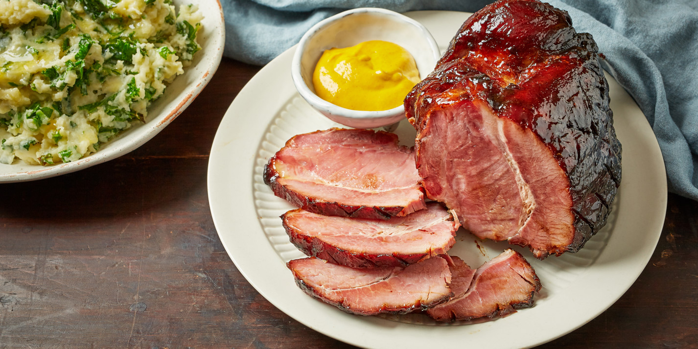 Smoked Bacon Joint with Black Butter Glaze Recipe - Great British Chefs