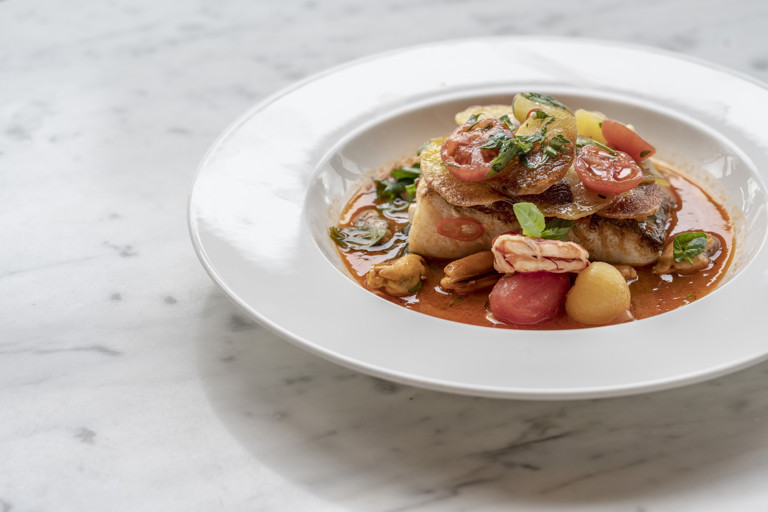 Roast Cod and Seafood Guazzetto Recipe - Great British Chefs