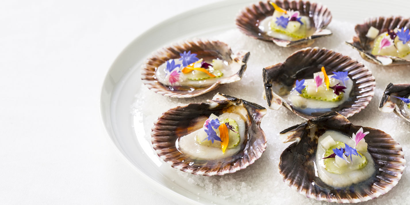 Cured Scallop Canapé Recipe - Great British Chefs