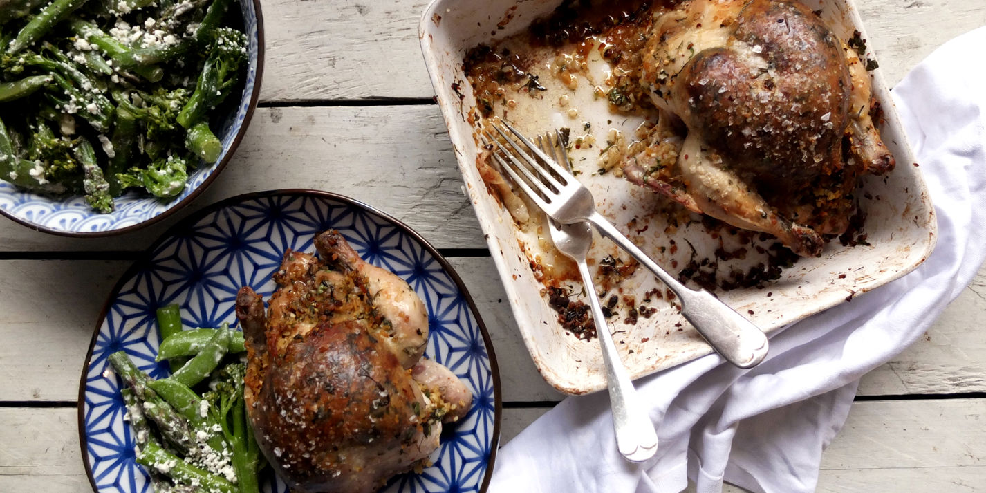 Stuffed Roast Poussin Recipe - Great British Chefs