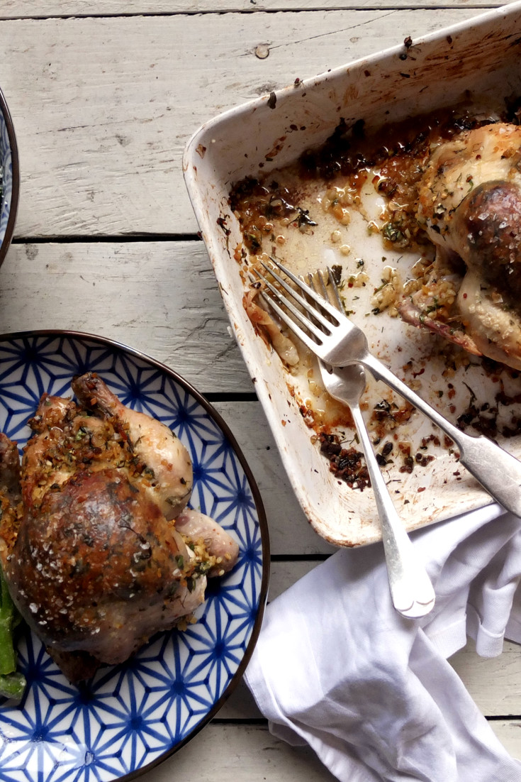 Stuffed Roast Poussin Recipe - Great British Chefs