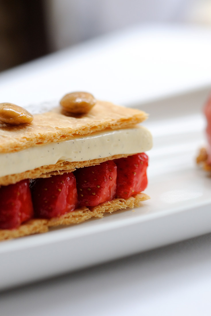 Mille Feuille Recipe with Strawberry Sorbet - Great British Chefs