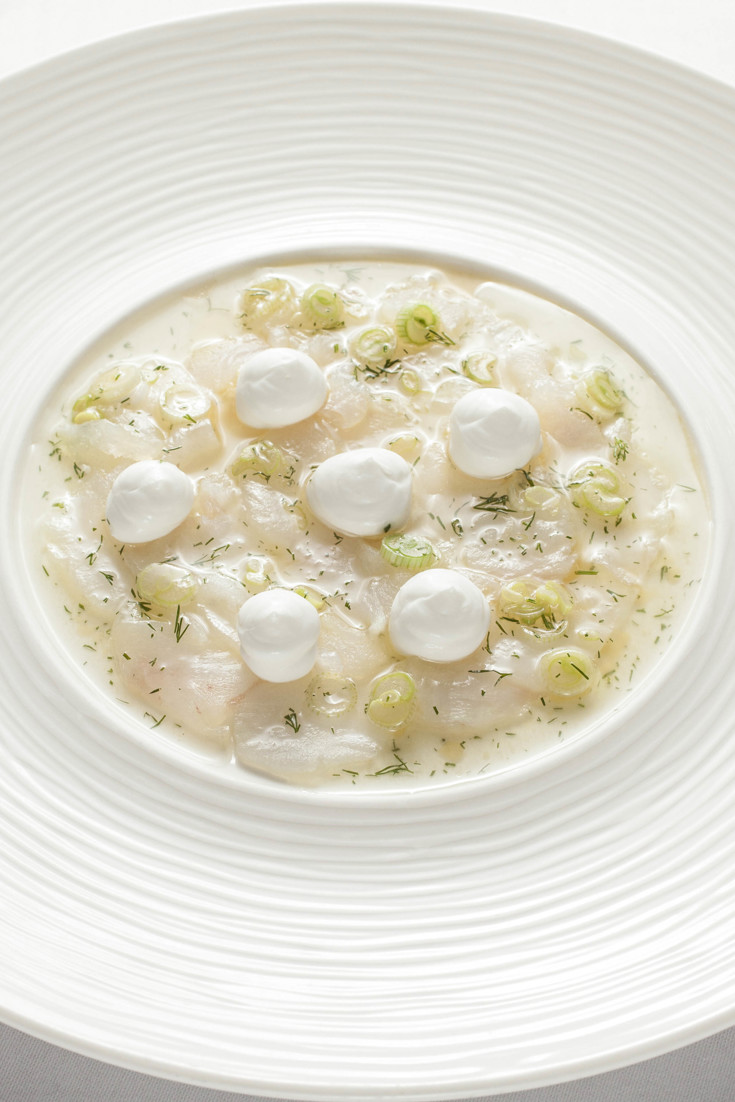 Cured Monkfish Recipe with Ginger Dressing - Great British Chefs