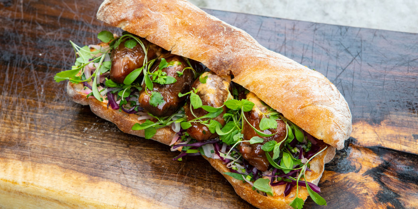 Ginger Dog (Ginger Pork Cheek Sandwich) Recipe - Great British Chefs